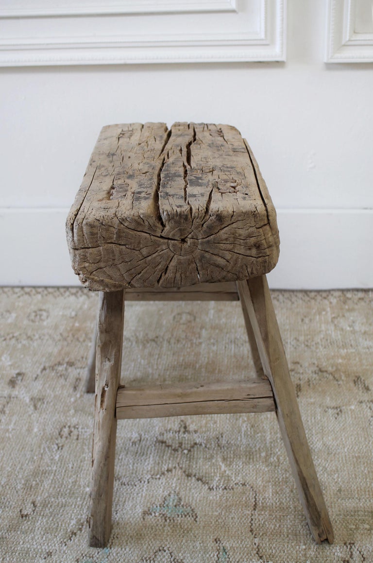 Antique Wooden Stool at 1stDibs | antique wood stool, old stools, old ...
