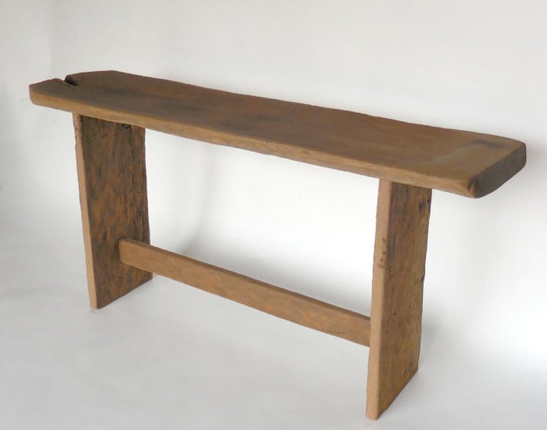 Antique Wooden Tray Console Table at 1stDibs