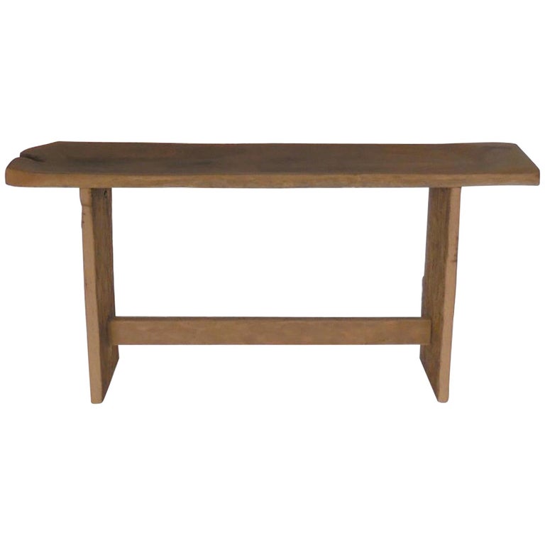 Antique Wooden Tray Console Table at 1stDibs