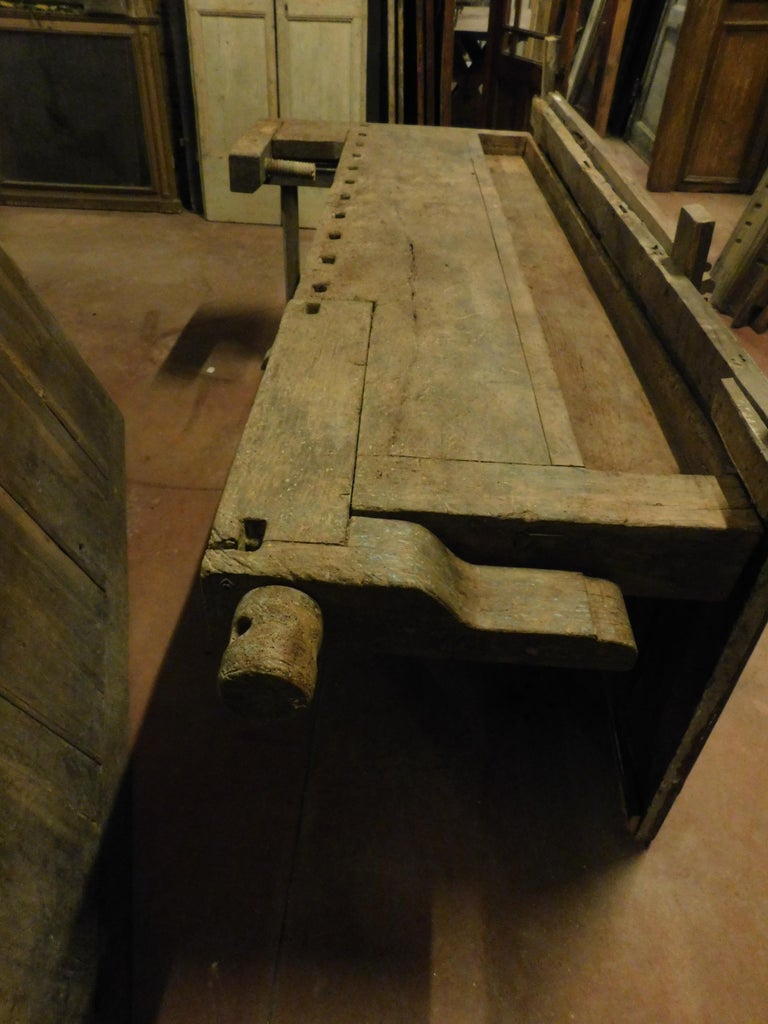 Antique Work Table in Brown Solid Wood, 1800 Italy For Sale at 1stDibs ...