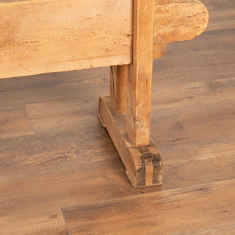 Antique Work Table Old Carpenter's Workbench Rustic Console Table at ...