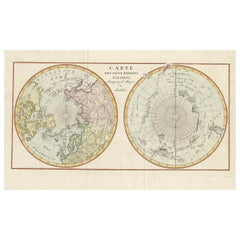 Antique World Map, circa 1780 at 1stDibs