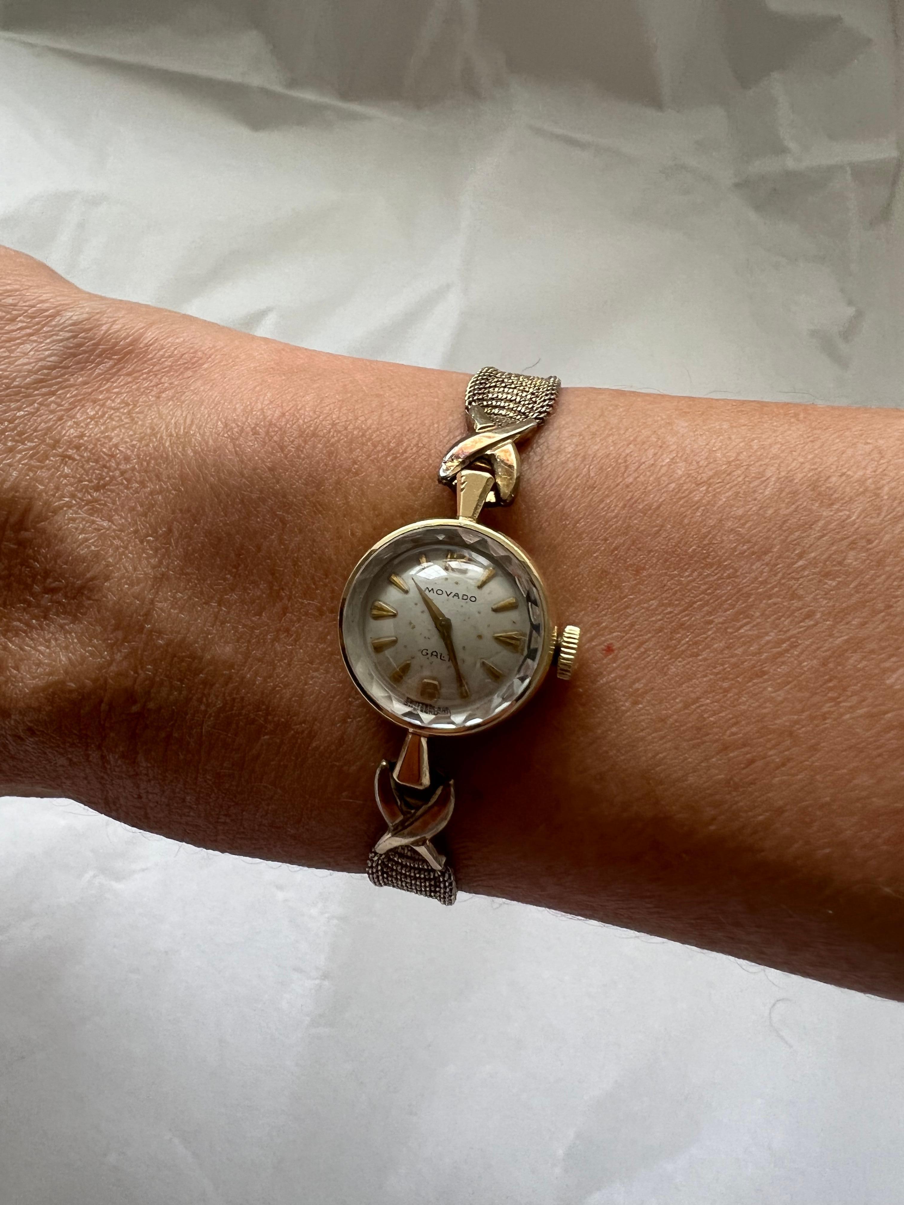 Antique Wrist Watch Silver Finish Galt Silverware Vintage Estate ...