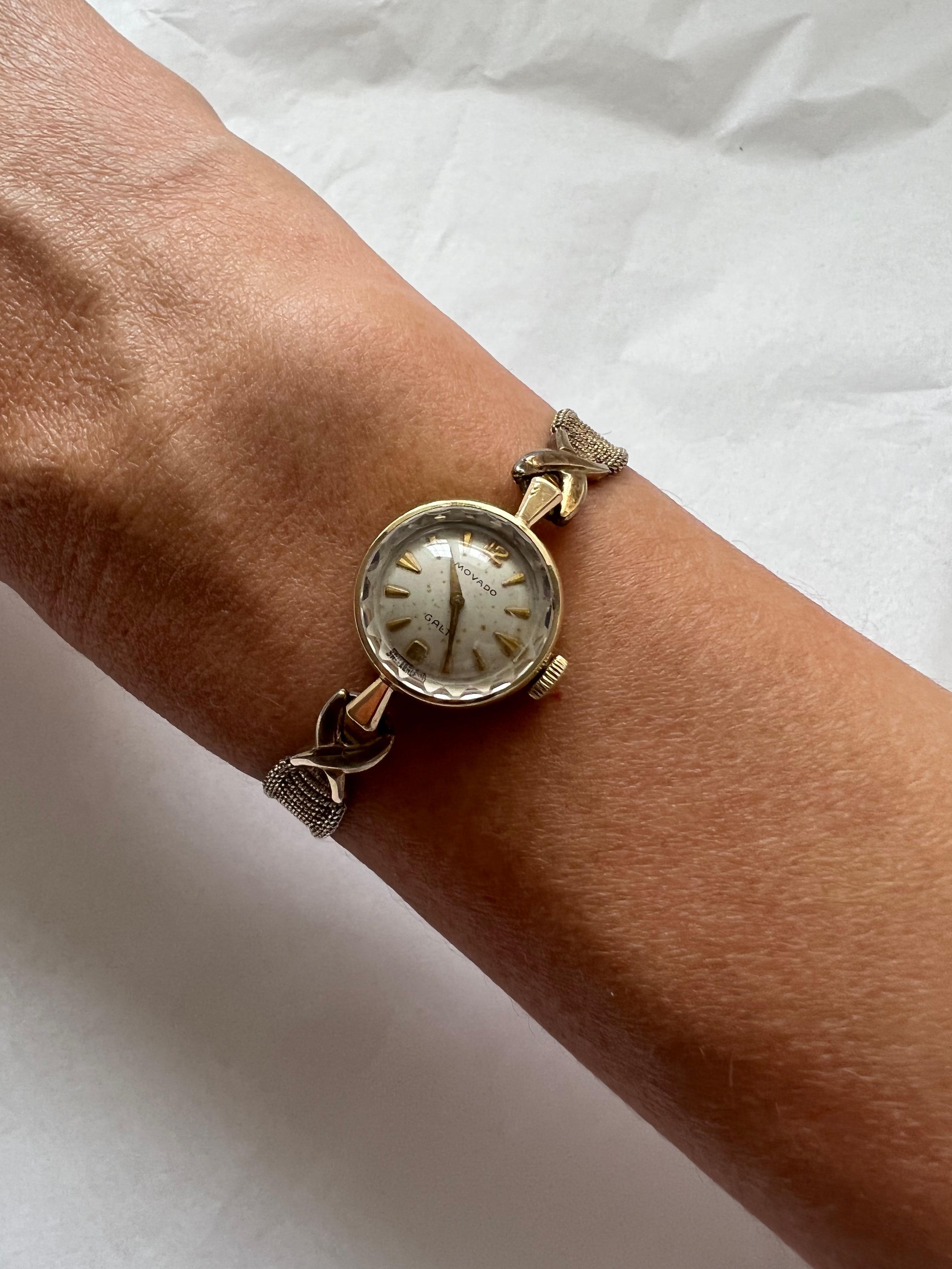 Antique Wrist Watch Silver Finish Galt Silverware Vintage Estate ...