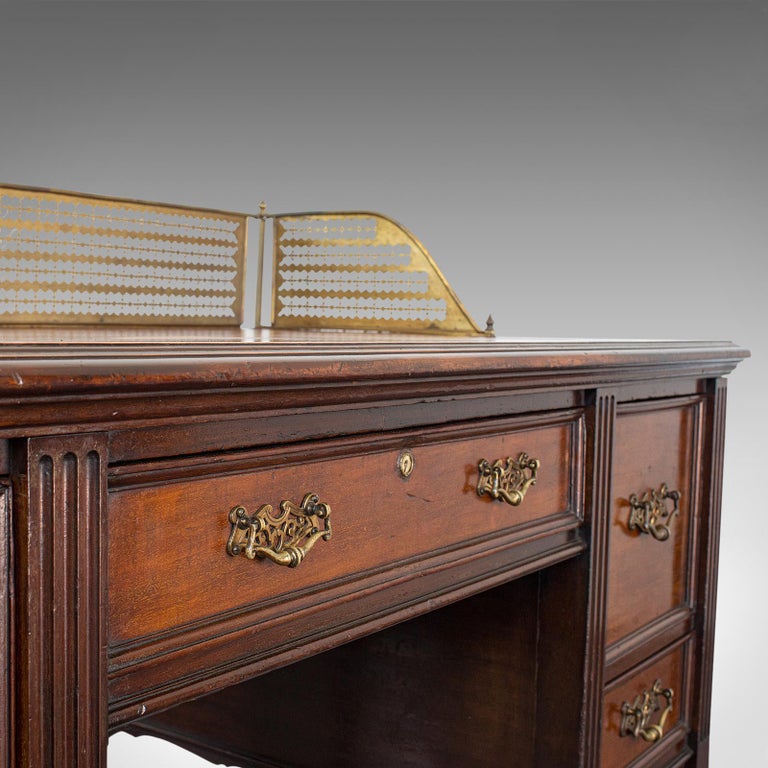 Antique Writing Desk, English, Walnut, Office, Maple and Co, London ...