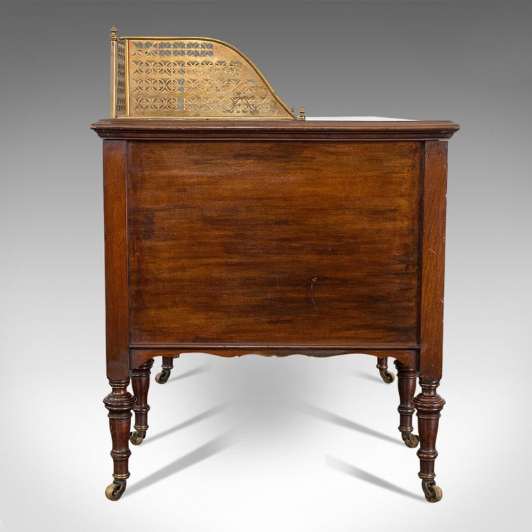 Antique Writing Desk, English, Walnut, Office, Maple and Co, London ...