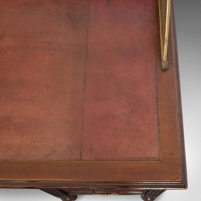 Antique Writing Desk, English, Walnut, Office, Maple and Co, London ...