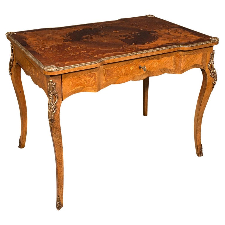 Antique Writing Desk, French, Decorative Centre Table, Louis XV Taste ...
