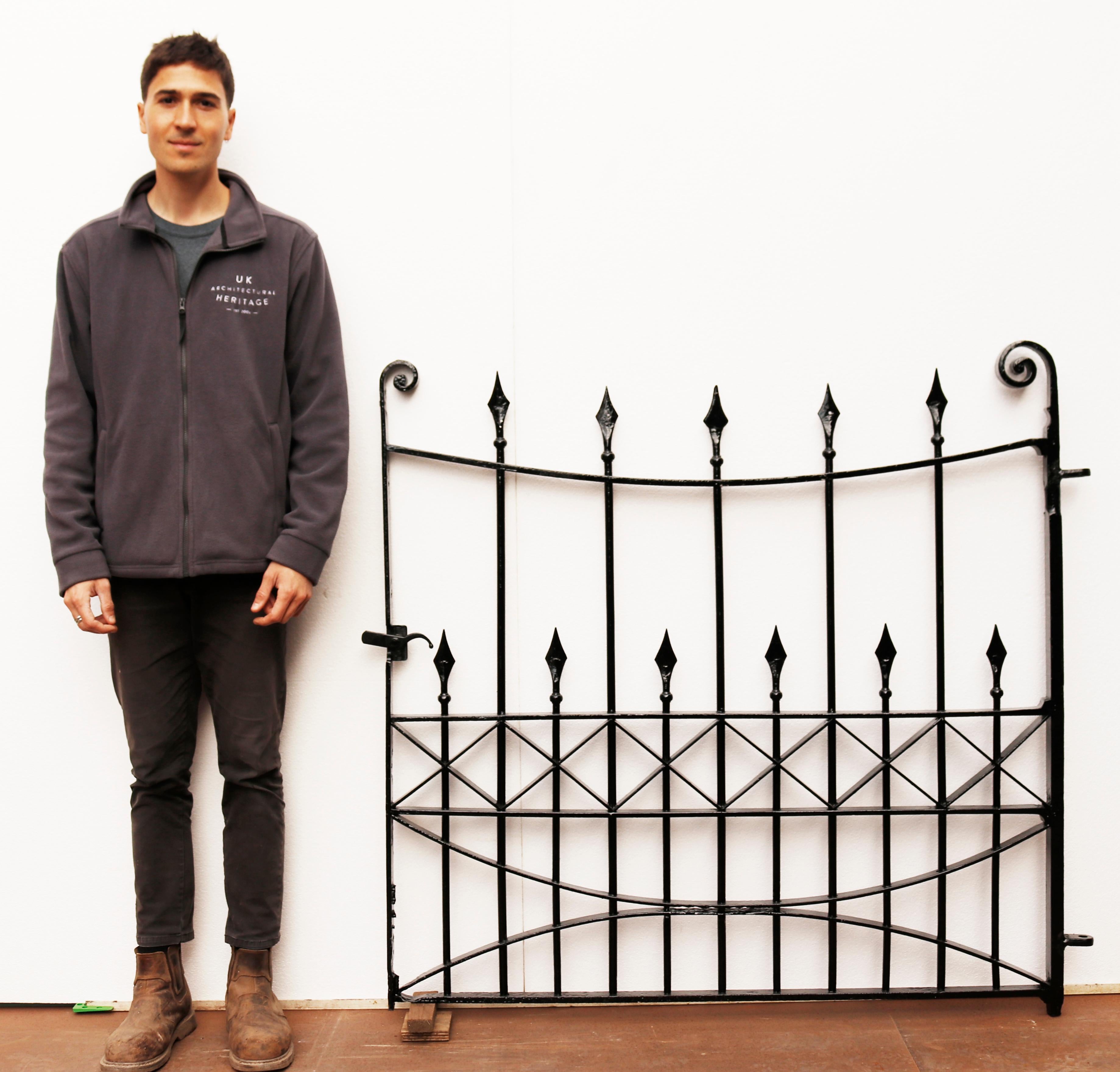 Antique Wrought Iron Garden Gate at 1stDibs | antique garden gates ...