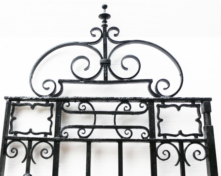 Antique Wrought Iron Gate at 1stDibs