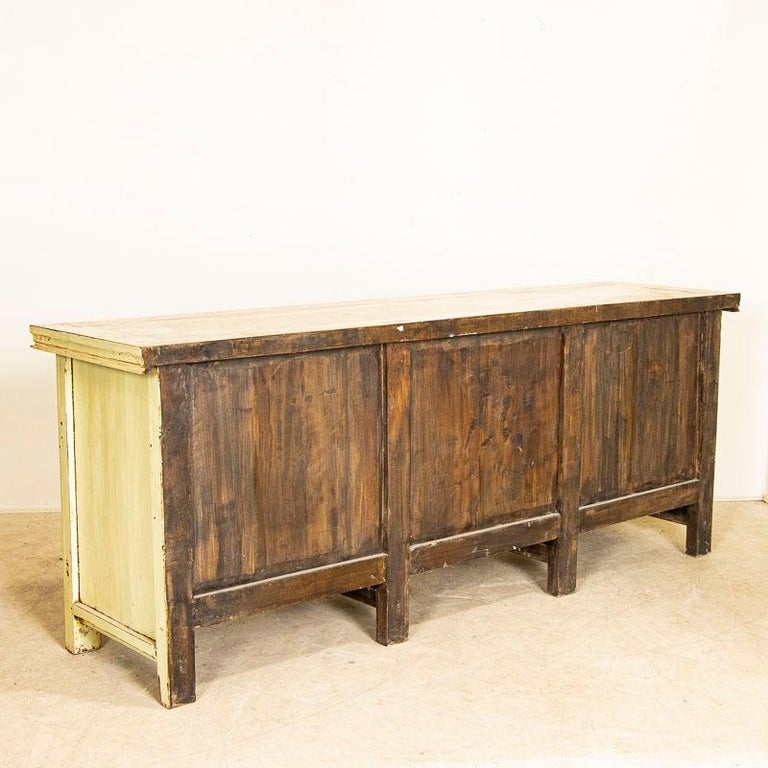 Antique Yellow Painted Laquered Sideboard Console Buffet from China at ...