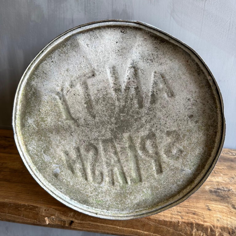 Antique Zinc Flower Container Planters For Sale at 1stDibs