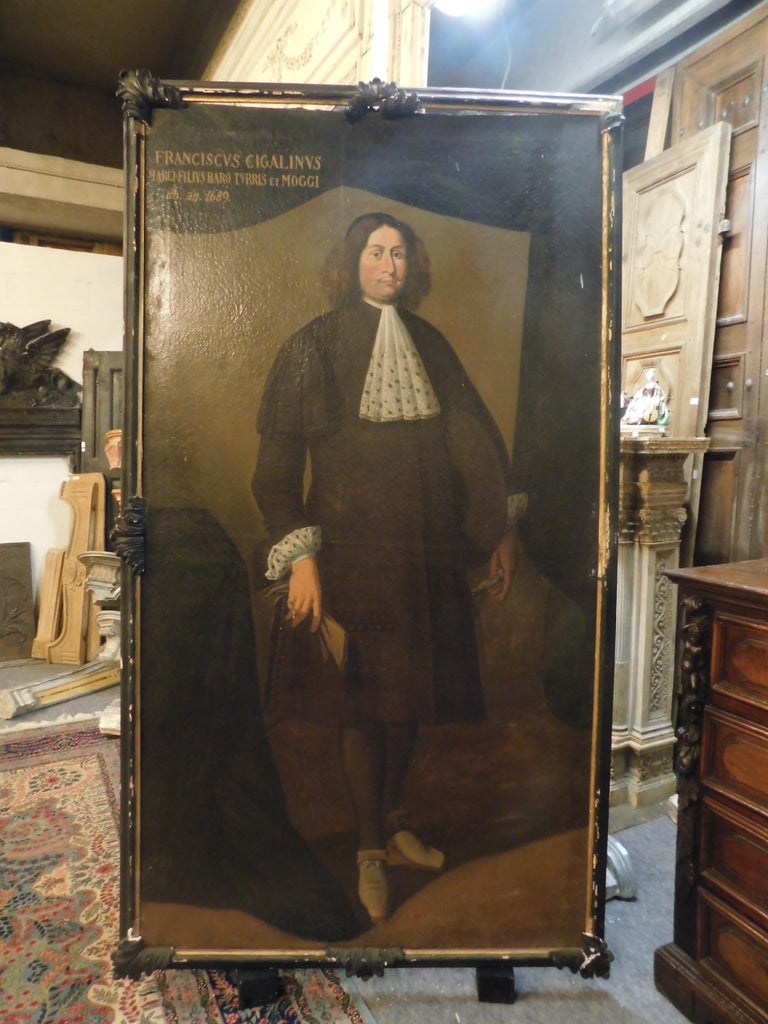 Antiques Paintings Oil Canvas, Rare Portraits of the Cigalini Family ...