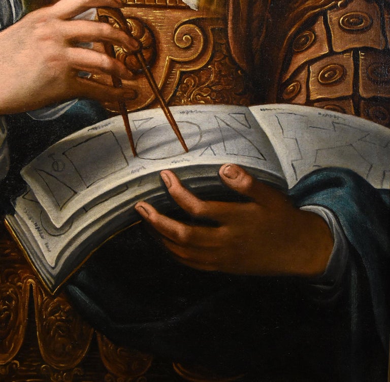 Muse Allegory Geometry Gramatica Paint Oil on canvas Old master 17th ...