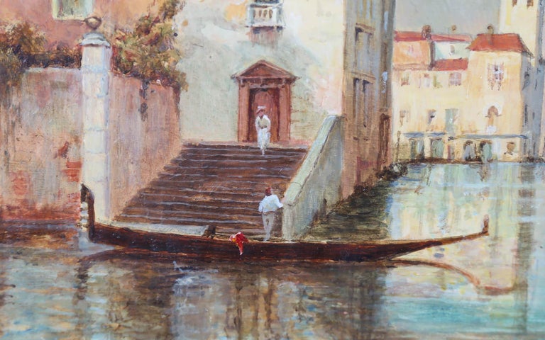 After Antoine Bouchard (1879-1942) - 20th Century Oil, Sunlit Venice ...