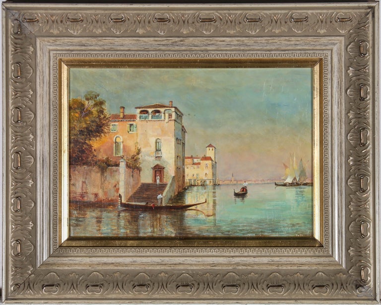 After Antoine Bouchard (1879-1942) - 20th Century Oil, Sunlit Venice ...