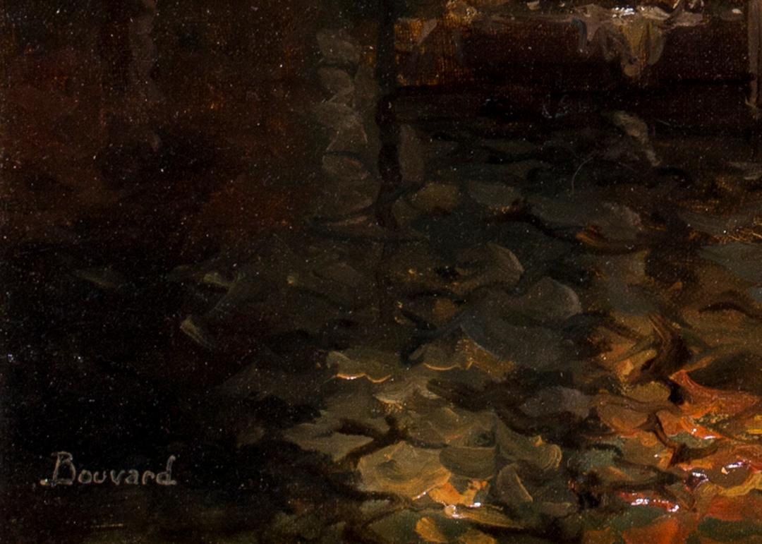 Antoine Bouvard Snr. - A gondolier on a Venetian Canal, Venice by ...