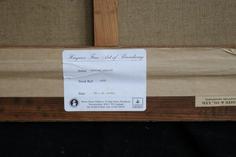 Antoine Bouvard Snr. - Venice - 19th Century Oil, Gondolas on Canal ...