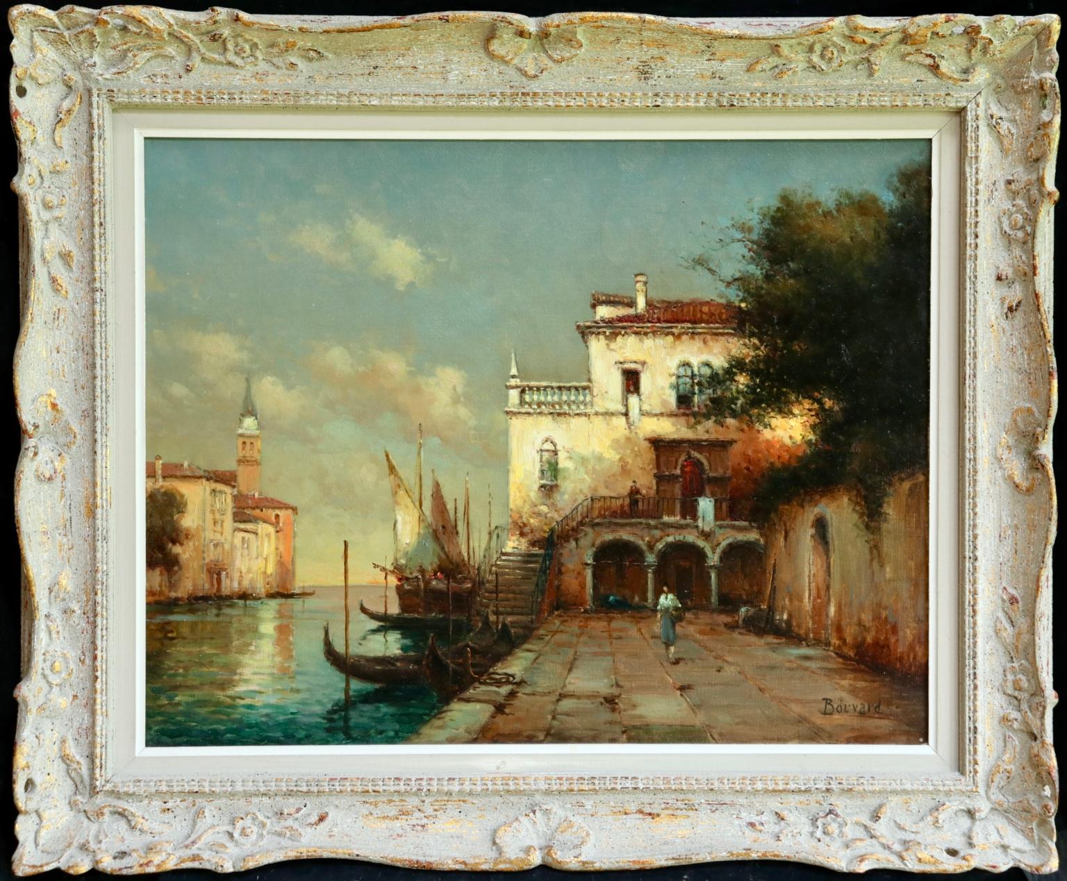 Antoine Bouvard Snr. - Venice - A Capriccio - 20th Century Oil, Canal ...