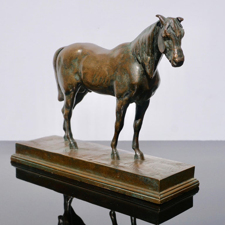 Antoine Louis Barye Bronze “Half Blood, Cheval Demi-Sang” F ...