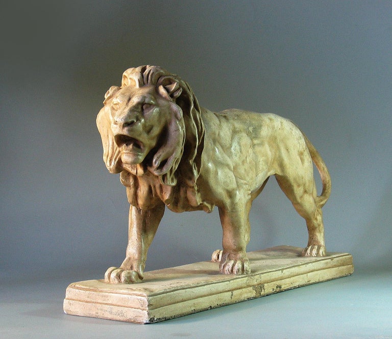 Antoine-Louis Barye 'French' Lion Qui Marche 'Walking Lion', 19th ...