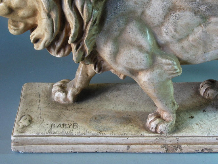 Antoine-Louis Barye 'French' Lion Qui Marche 'Walking Lion', 19th ...