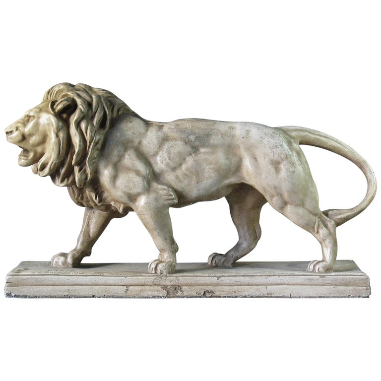 Antoine-Louis Barye 'French' Lion Qui Marche 'Walking Lion', 19th ...