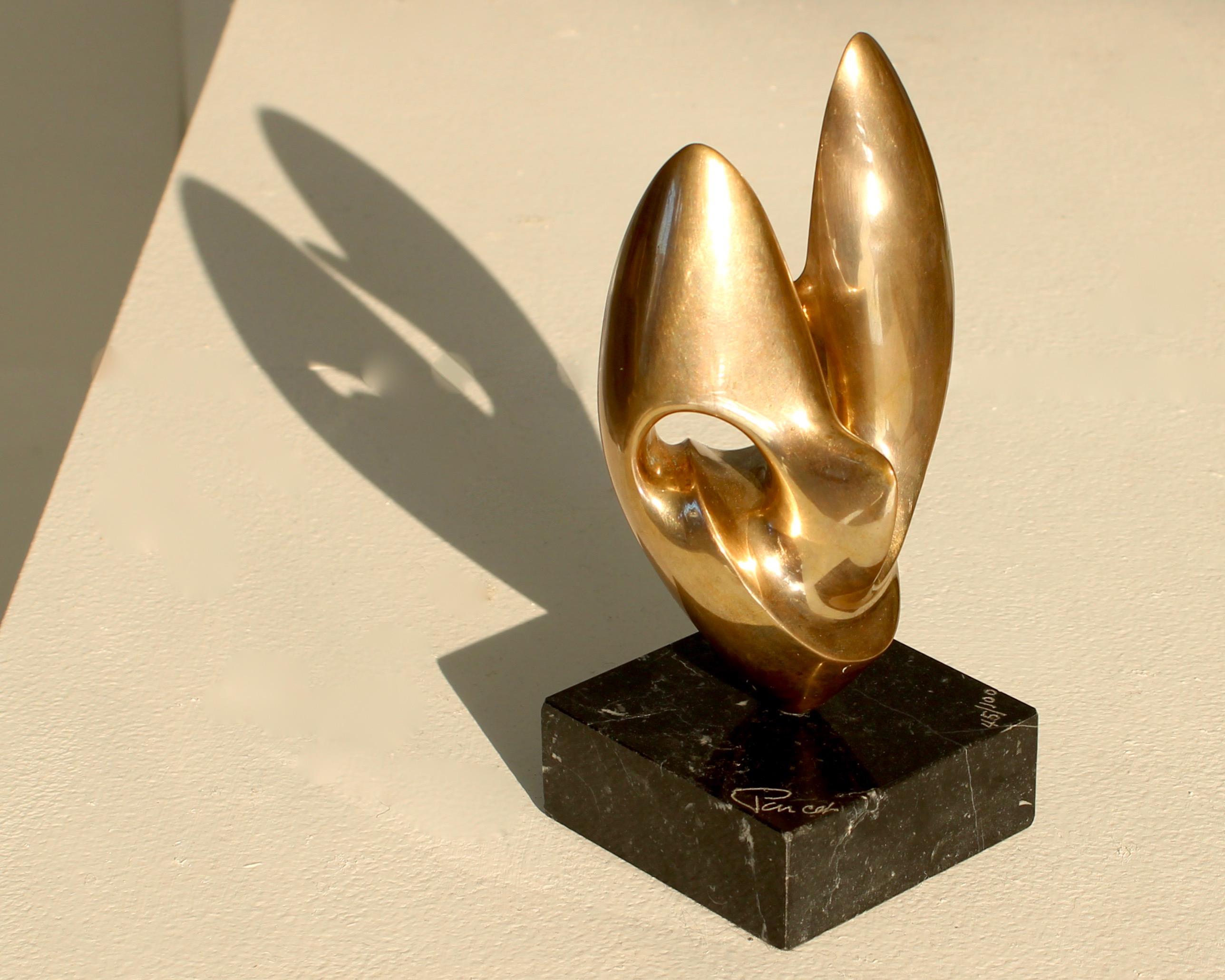Antoine Poncet Bronze Sculpture on Marble Base at 1stDibs