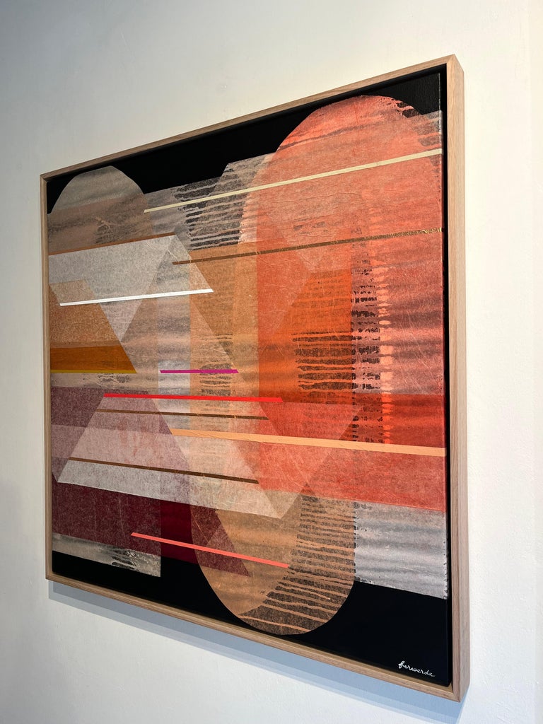 Antoinette Ferwerda - Rosaile Gossamer - original mixed media copper ...