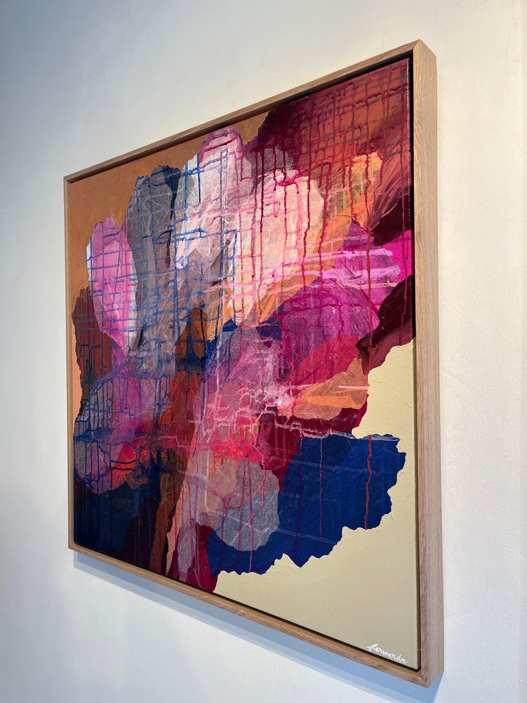 Antoinette Ferwerda - Sweet Grass I - original mixed media copper ...