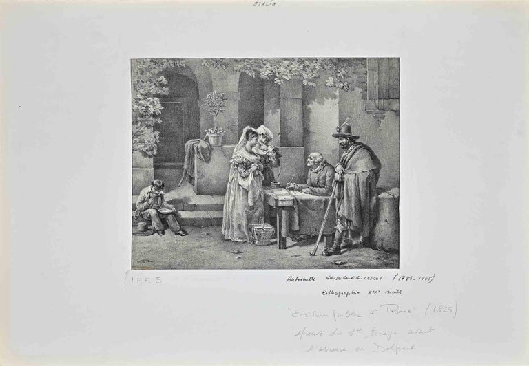 Antoinette Haudebourt-Lescot - Bonnemaison - Lithograph by Antoinette ...