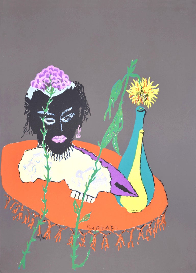 Antoinette Raphaël Mafai - Still Life - Lithograph by A. R. Mafai ...