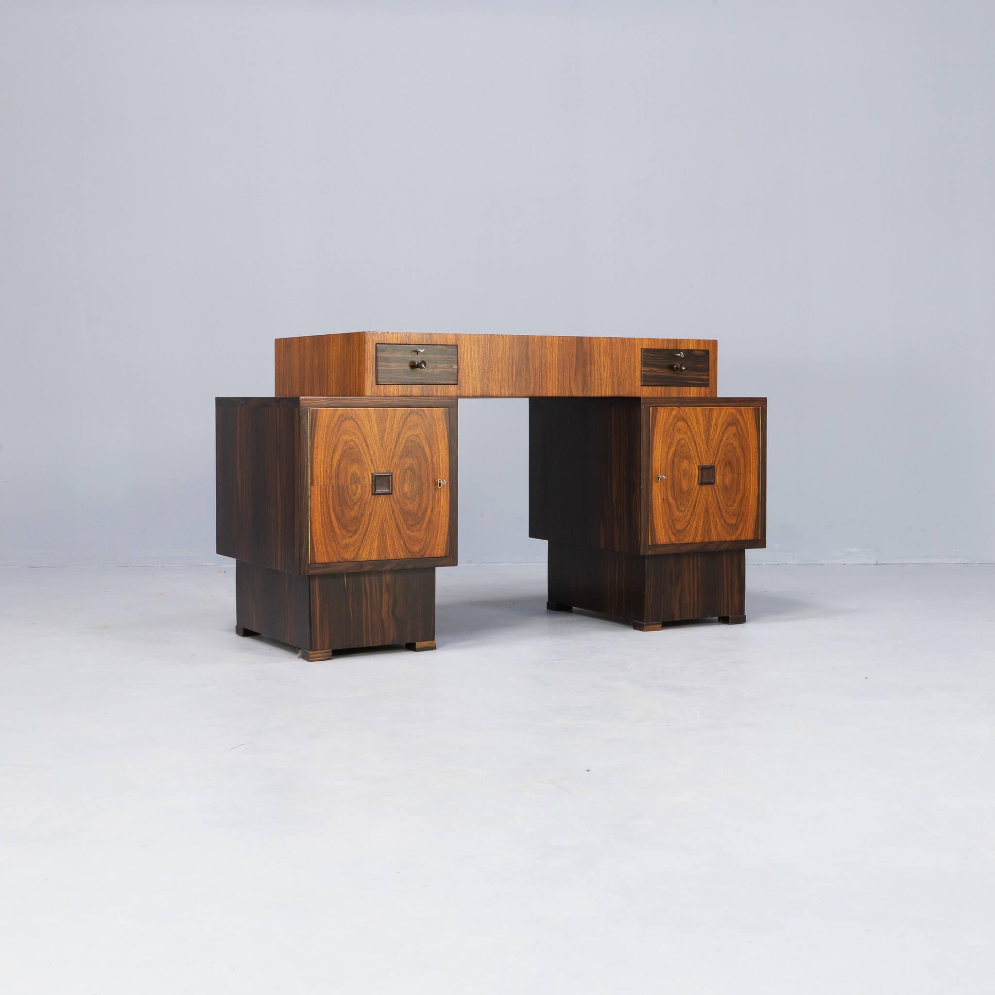 Anton Hamaker Art Deco Writing Desk from the Amsterdam School for ‘t ...