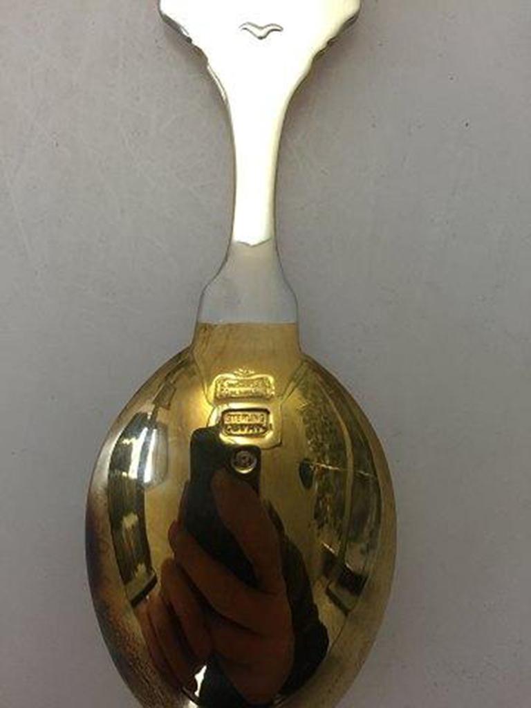 Anton Michelsen Commemorative Spoon in Gilded Sterling Silver from 1914 ...