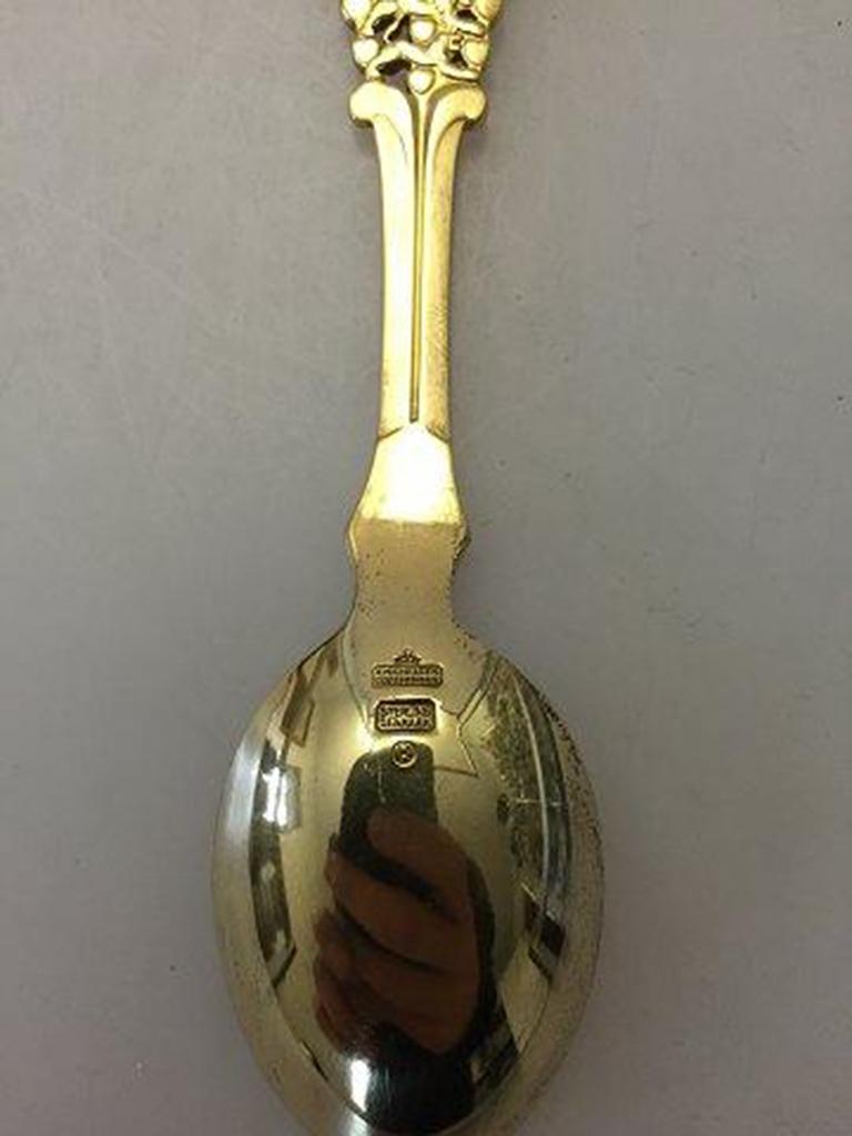 Anton Michelsen Commemorative Spoon in Gilded Sterling Silver from 1935 ...