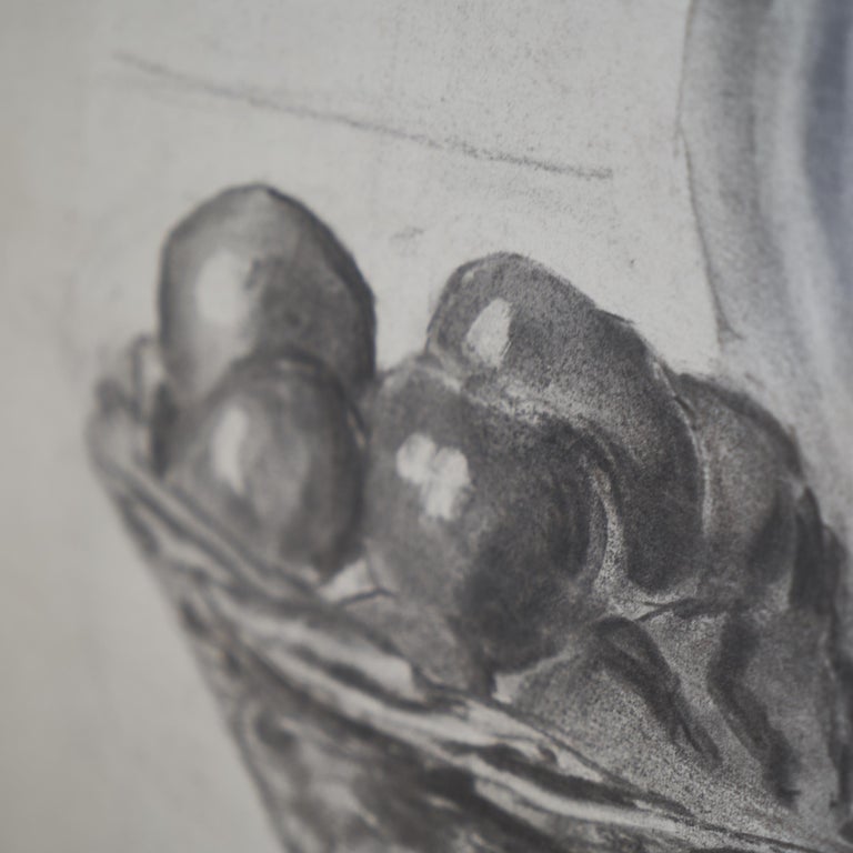 Anton Pieck Still Life Kitchen Scene with Scale Pencil Drawing 1940s ...