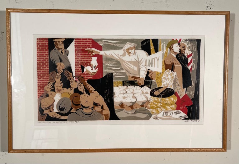 Anton Refregier - SAN FRANCISCO ''34 WATERFRONT STRIKE at 1stDibs