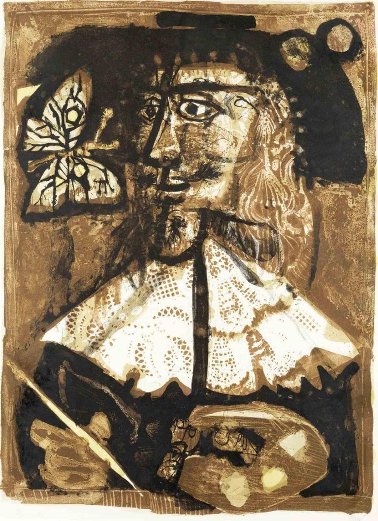 Antoni Clavé - Le Peintre Flamand - Original Lithograph by Antoni Clavé ...