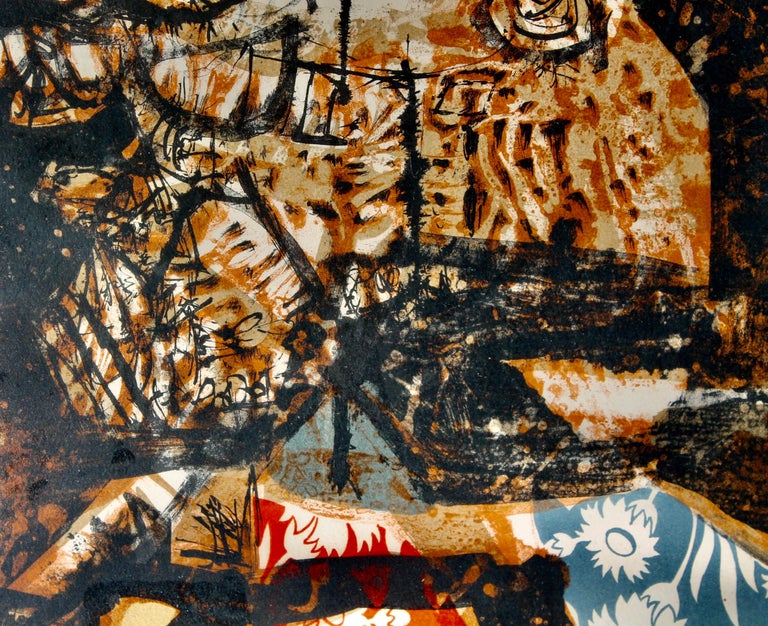 Antoni Clave "the Game of Cards" 1956 Lithograph For Sale at 1stDibs