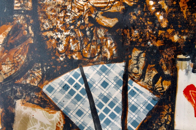 Antoni Clave "the Game of Cards" 1956 Lithograph For Sale at 1stDibs