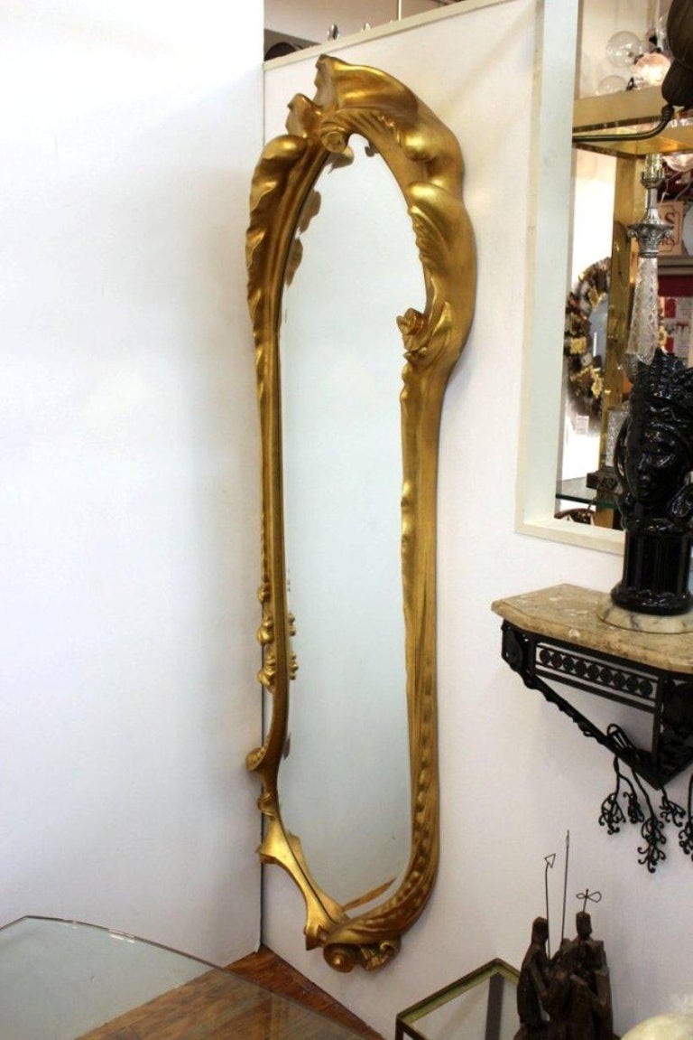 Antoni Gaudi Art Nouveau Style Giltwood Mirror at 1stDibs | gaudi ...