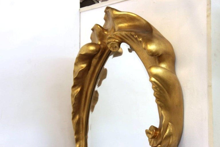 Antoni Gaudi Art Nouveau Style Giltwood Mirror at 1stDibs | gaudi ...