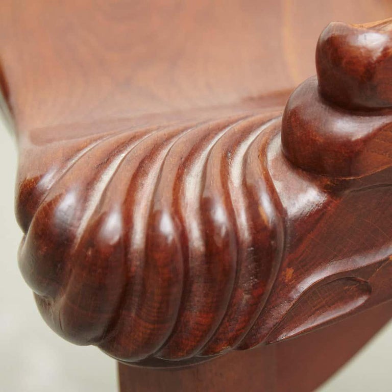 Antoni Gaudí Calvet Stool, circa 1970 For Sale at 1stDibs