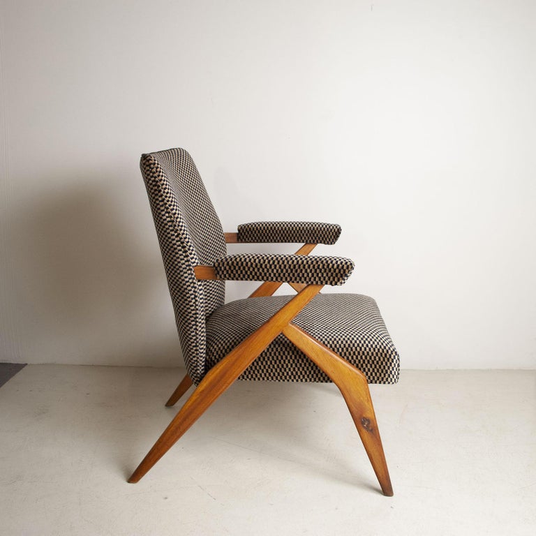 Antonino Gorgone Italian Midcentury Armchairs For Sale at 1stDibs