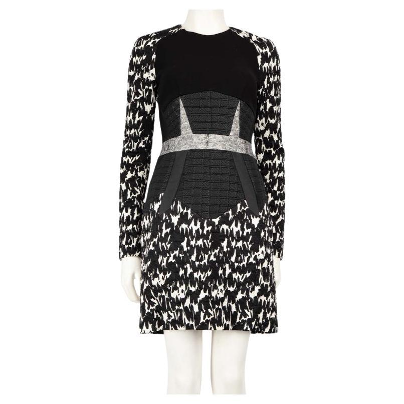 Antonio Berardi Abstract Pattern Panelled Dress Size M For Sale at 1stDibs