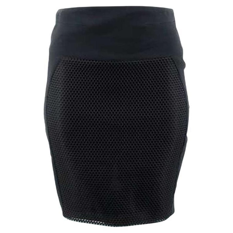 Antonio Berardi Black Net Skirt For Sale at 1stDibs