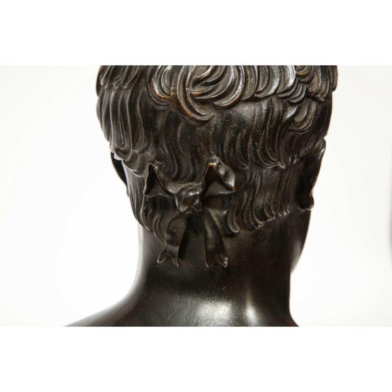 Antonio Canova - Exquisite French Patinated Bronze Bust of Emperor ...