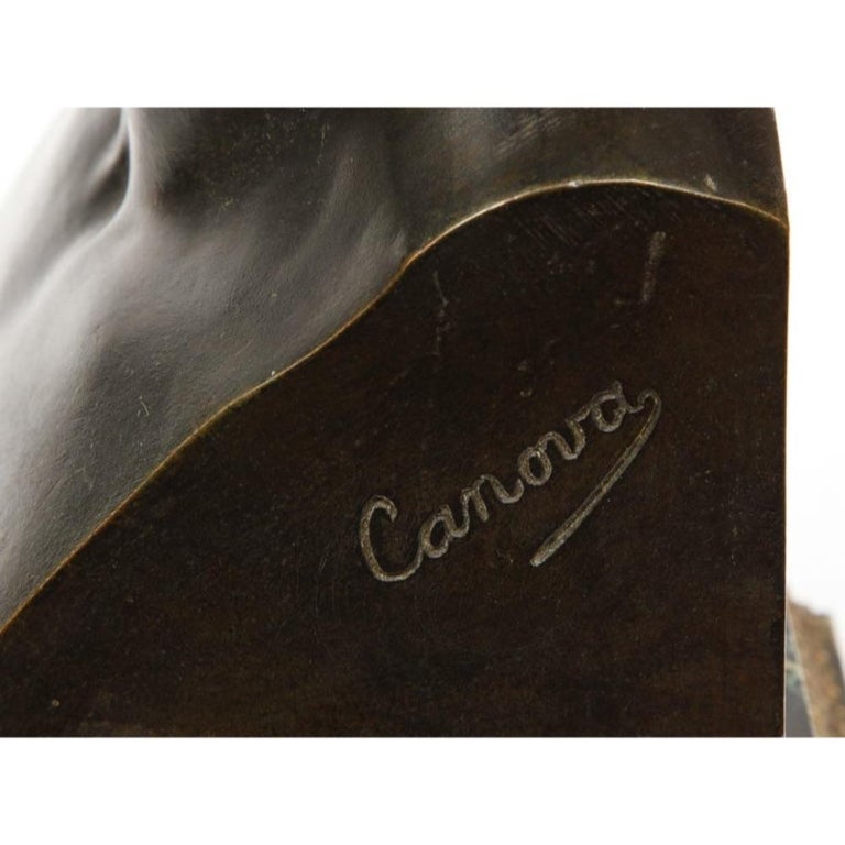 Antonio Canova - Exquisite French Patinated Bronze Bust of Emperor ...