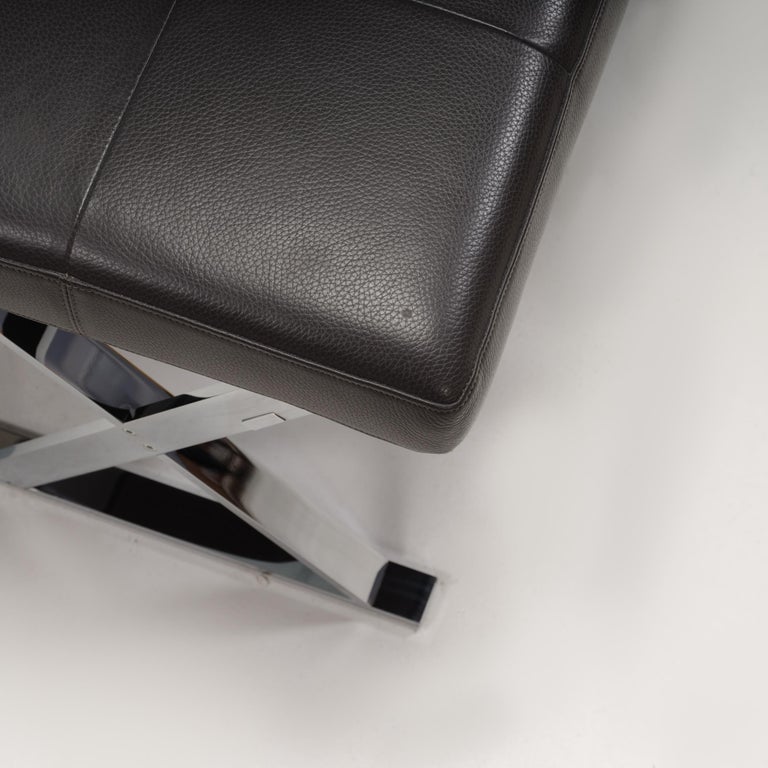 B&B Italia Maxalto by Antonio Citterio Pathos Black Leather Bench, 2013 ...