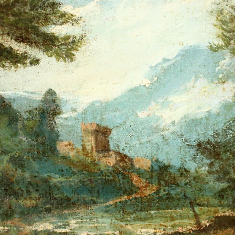 Antonio Francesco Peruzzini 1 - Oil on Canvas, XVII Century, Landscape ...